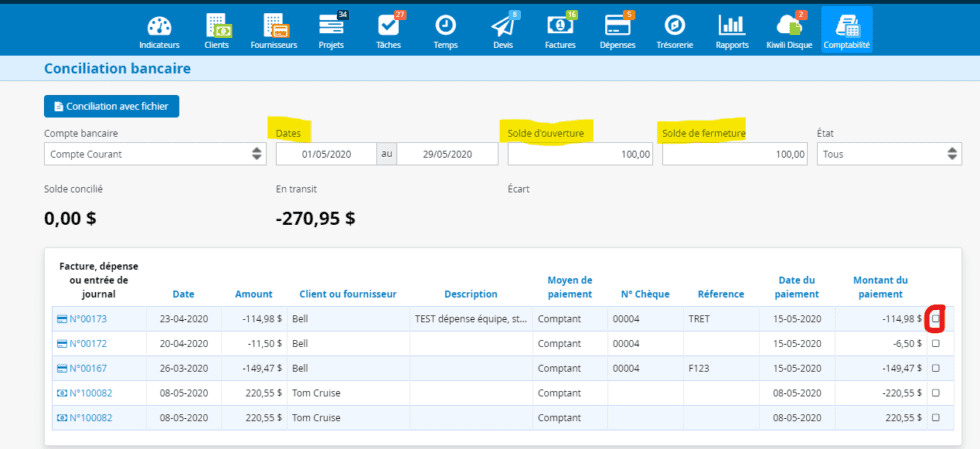 Comment réaliser votre conciliation bancaire dans le logiciel