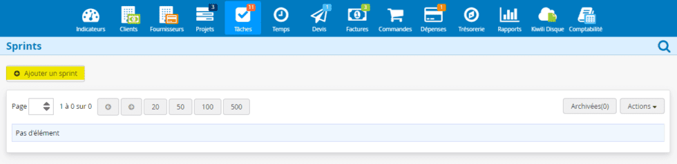 Méthode AGILE SCRUM : sprints pour la gestion de projet