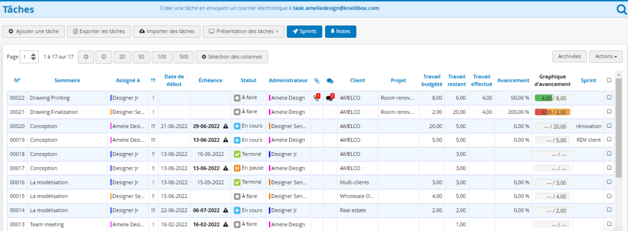 Logiciel de gestion de tâches collaboratif en ligne Logiciel de gestion de tâches collaboratif en ligne